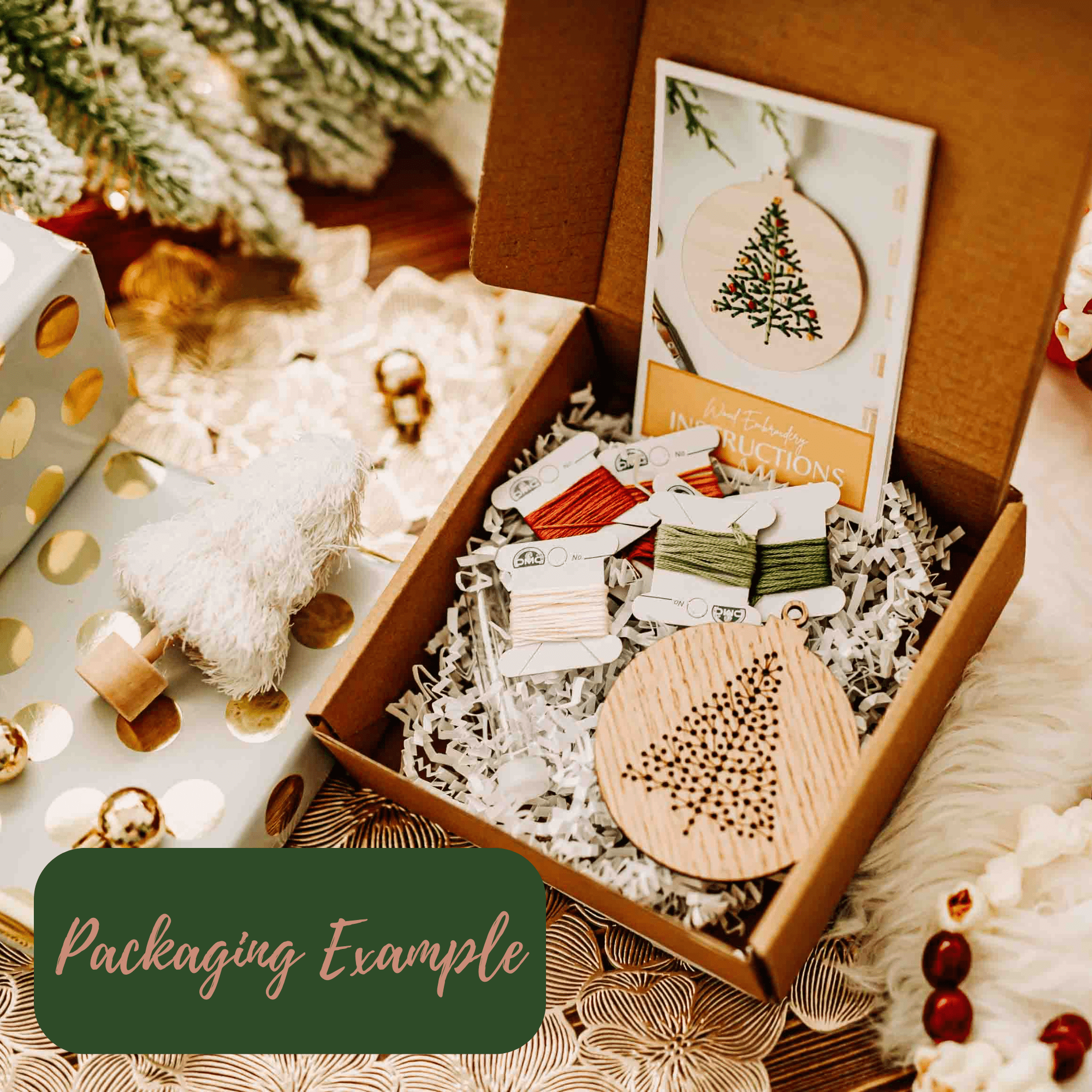 Christmas Tree Ornament Embroidery Kit | The HNB House Boxed DIY ...