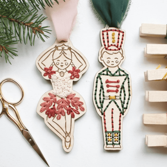 Nutcracker Ornament Embroidery Kit | The HNB House Holiday DIY – Pisgah ...